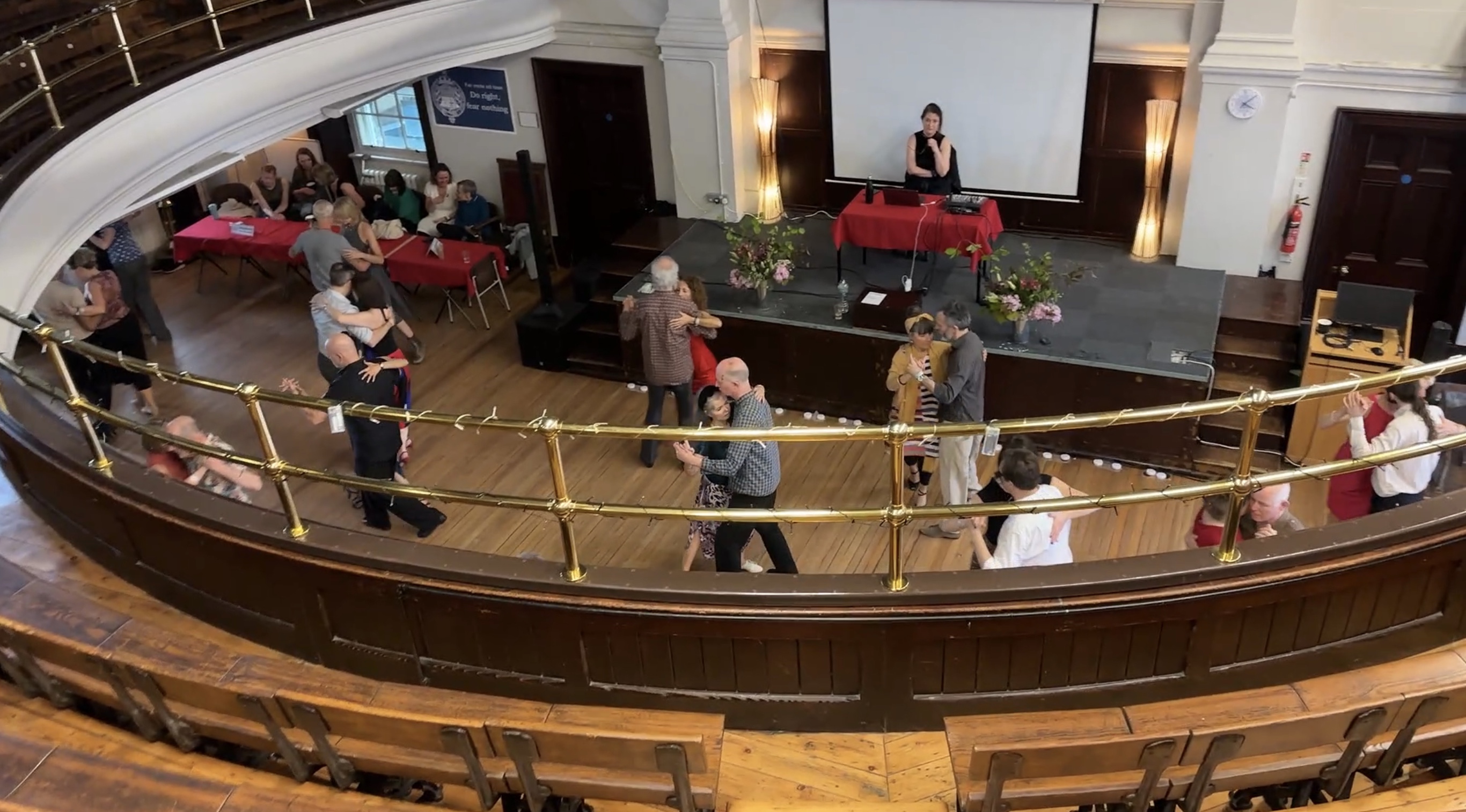 Many familiar faces and embraces at the delicious Sheffield Tango ...